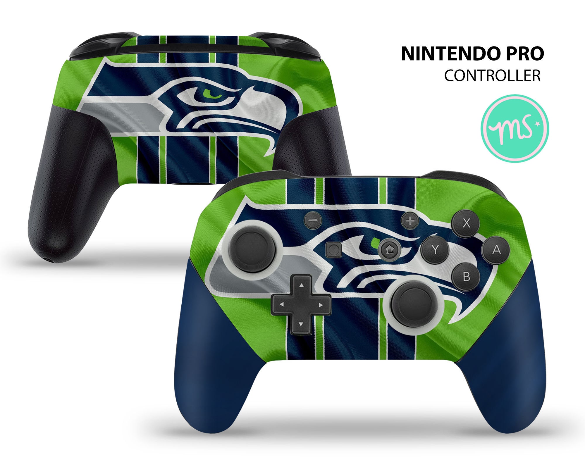 Seattle Seahawks Flag Pro Controller Skin 3M Vinyl Skin for - Etsy
