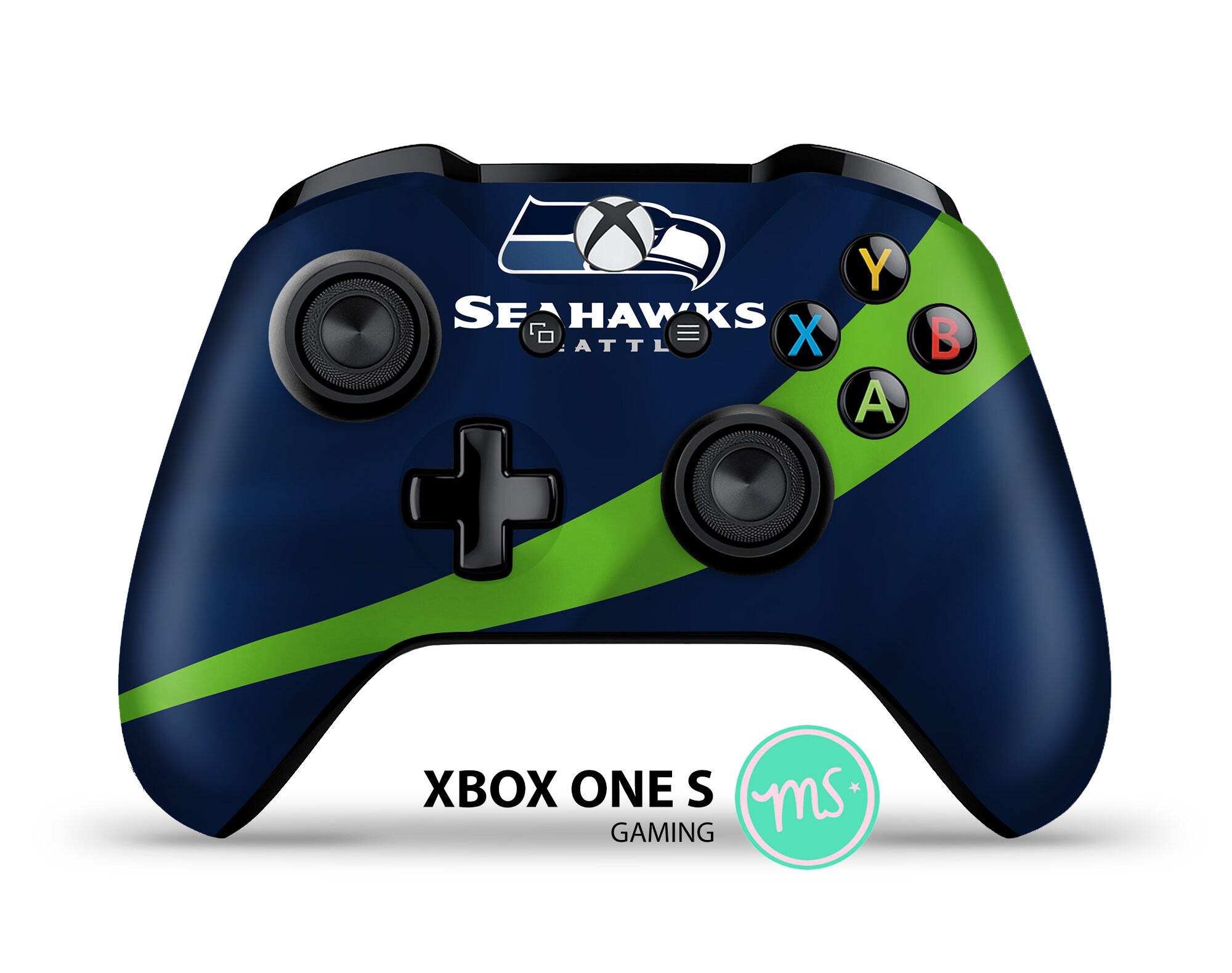Seattle Seahawks Green Logo Pro Controller Skin 3M Vinyl Skin - Etsy