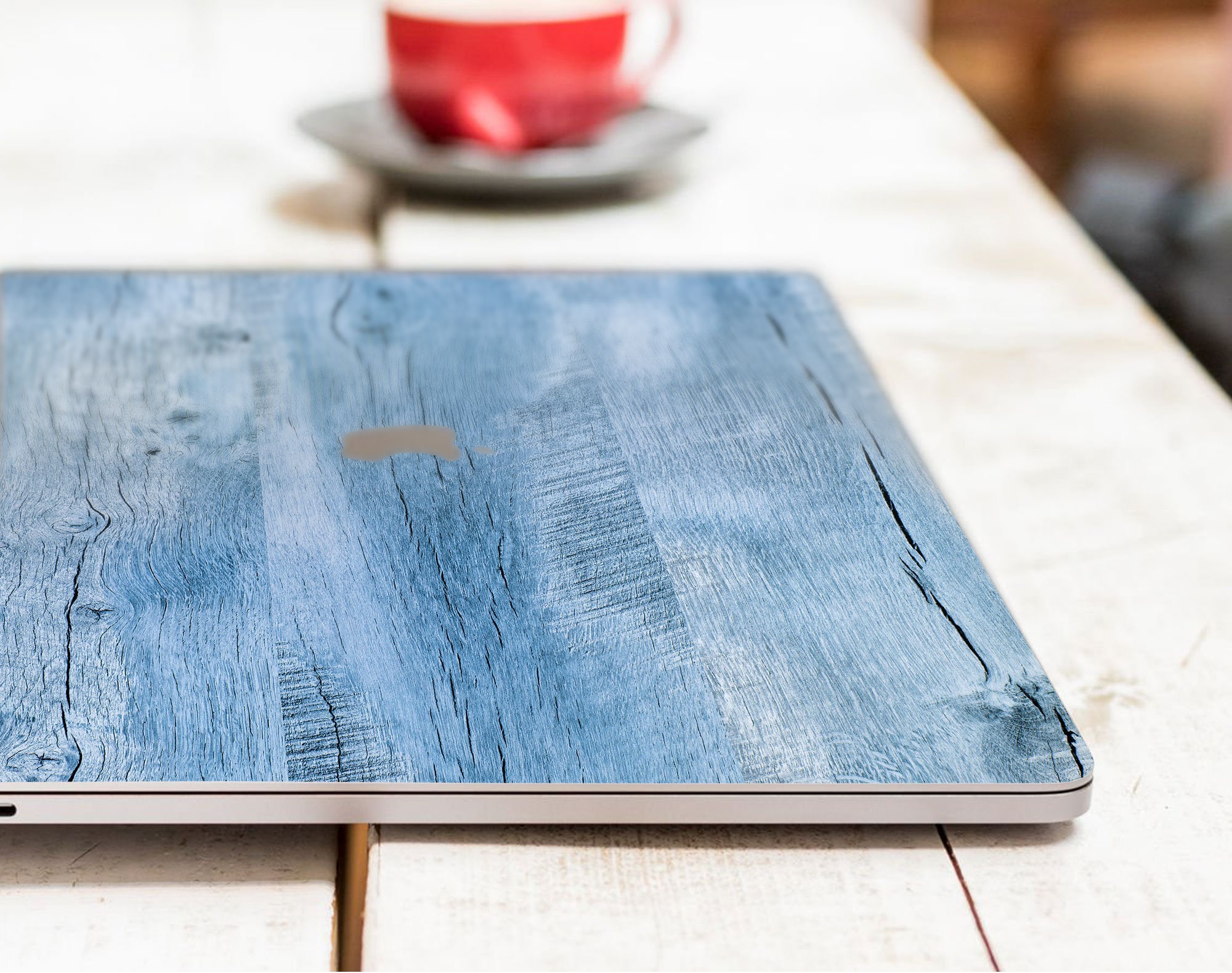 Vintage Blue Wood Texture Laptop Skin Wood Texture Hp Skin | Etsy