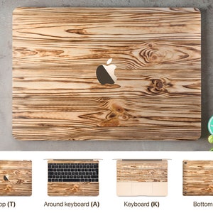 Light Brown Horizontal Wood Texture Laptop Skin Premium 3M Vinyl ...