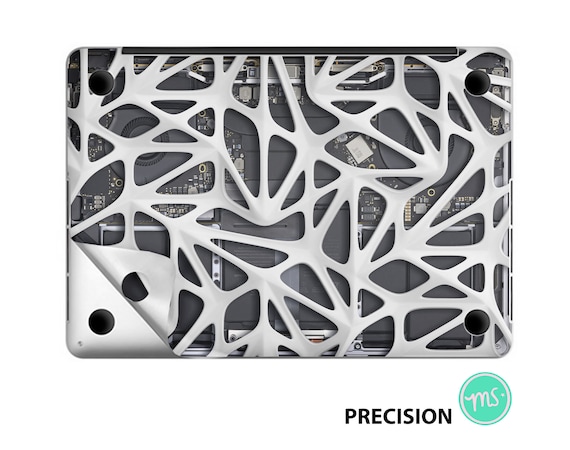 Silver Cut Out Web Design Drawing Decal for Macbook Cut - Etsy