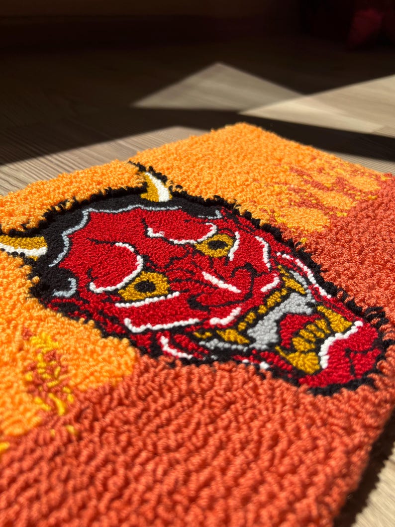 15x8 Inch Devil Tufted Keyboard Front Decor Gamer Room Decoration Study ...