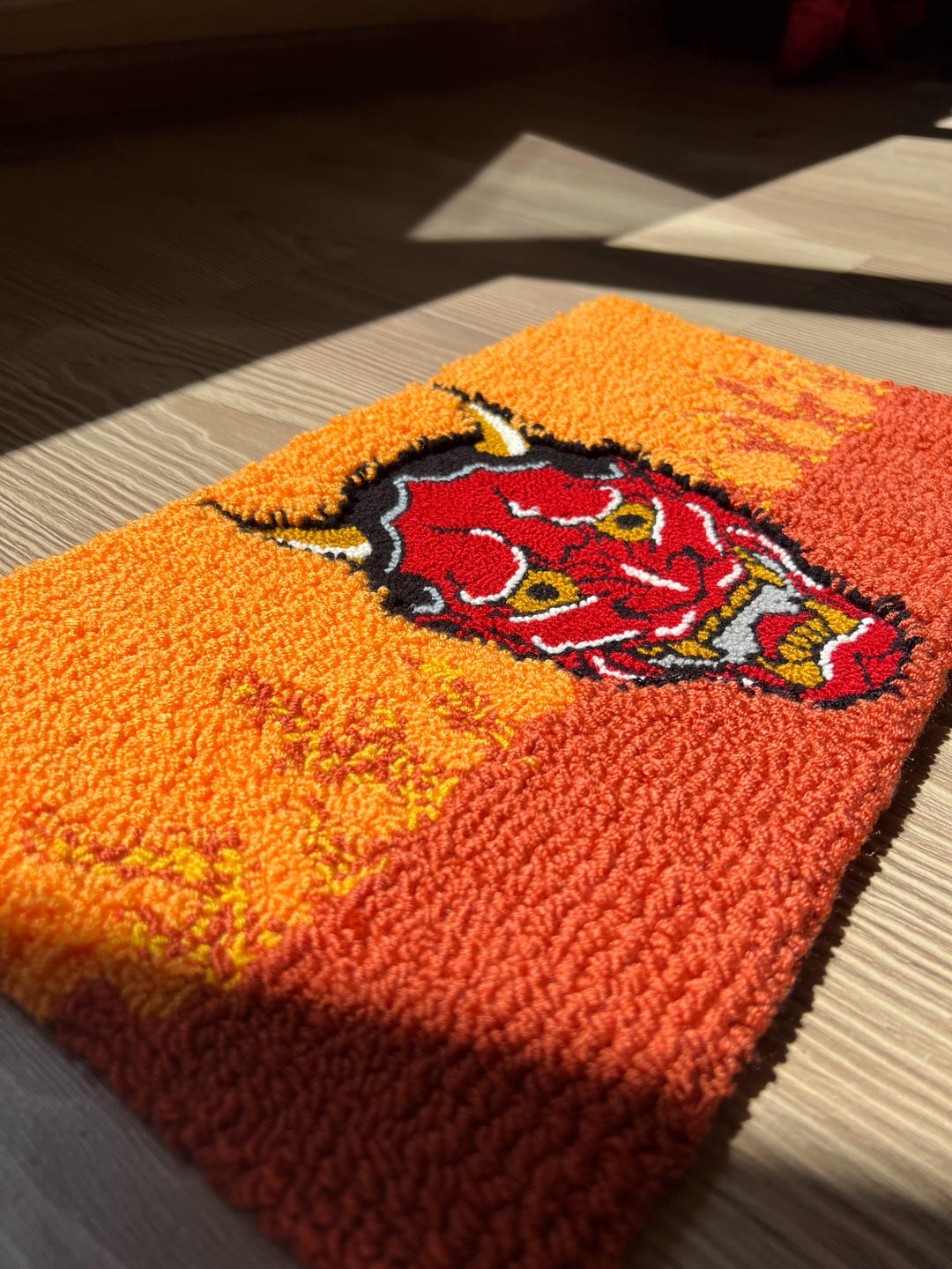 15x8 Inch Devil Tufted Keyboard Front Decor Gamer Room Decoration Study ...