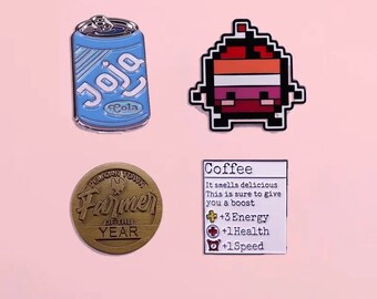 Stardew Valley Pin, Farmer of the Year - Etsy