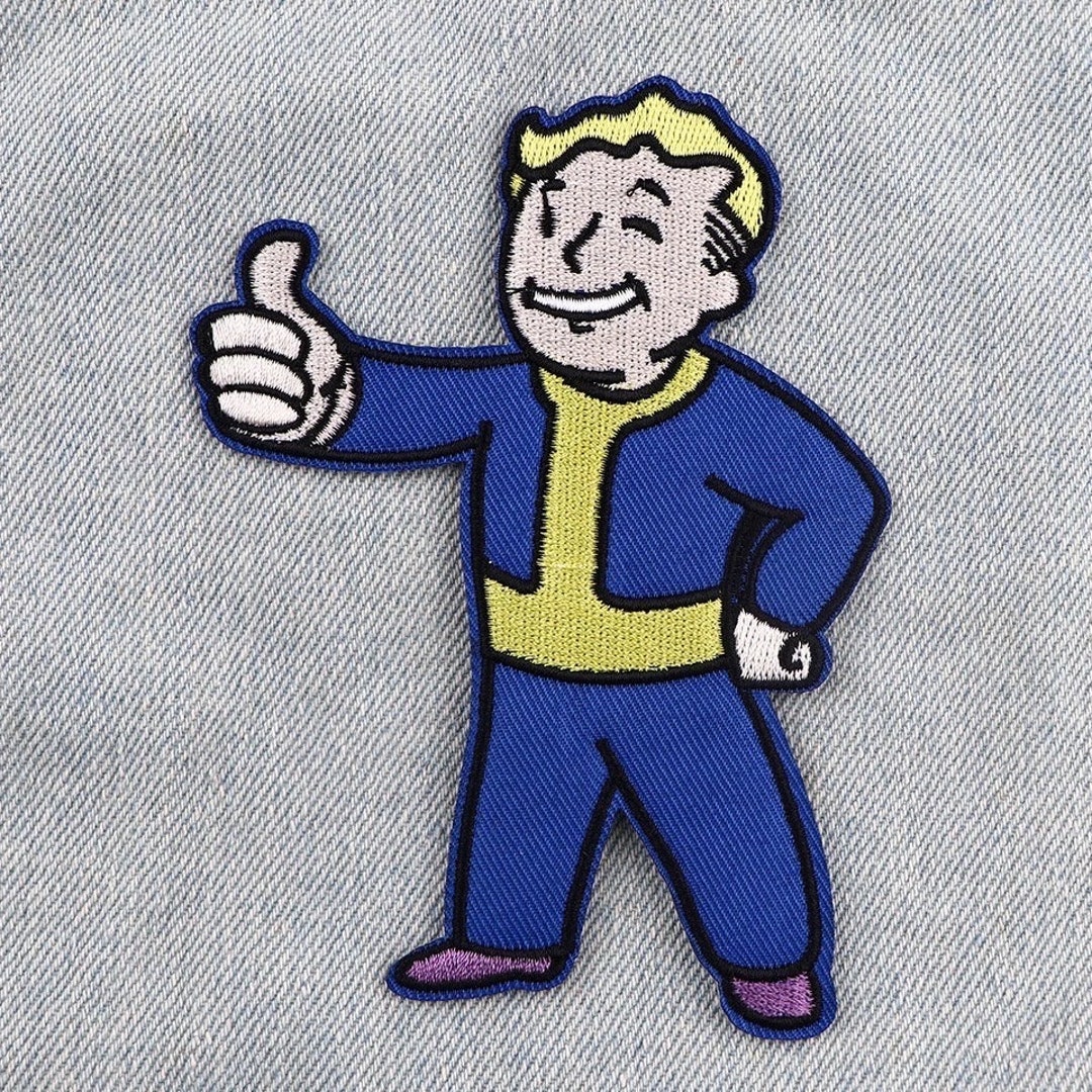 Fallout Video Game Vault Boy Iron-on Patch - Etsy