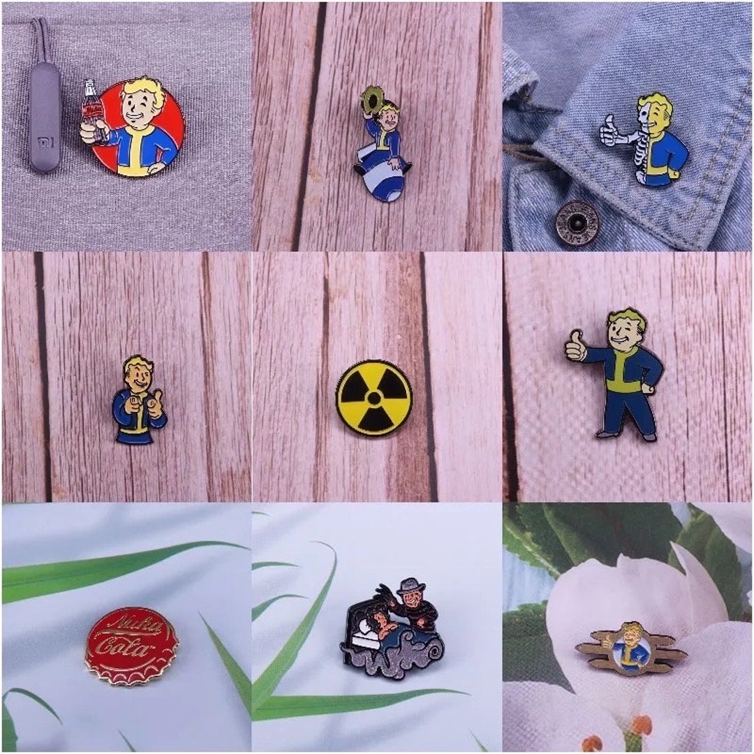 Gamer Father's Day Gift Fallout Video Game TV Show Vault Boy Enamel Pin ...
