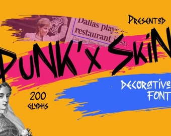 Doctor Punk Font - Etsy