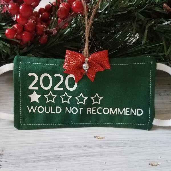 2020 Ornament Mask - Etsy
