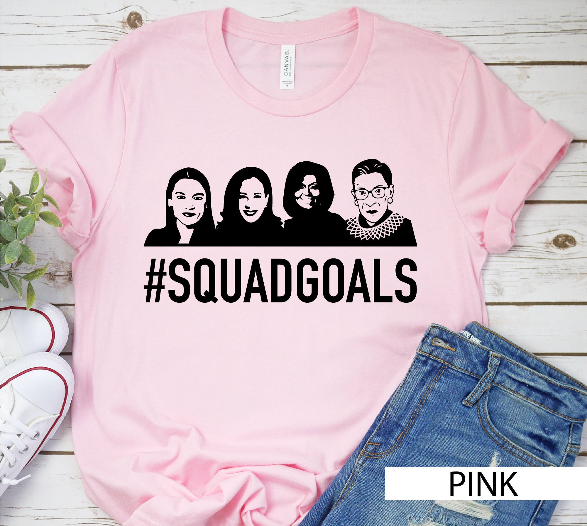 Kamala Harris Michelle Obama AOC RBG Shirt-squad | Etsy