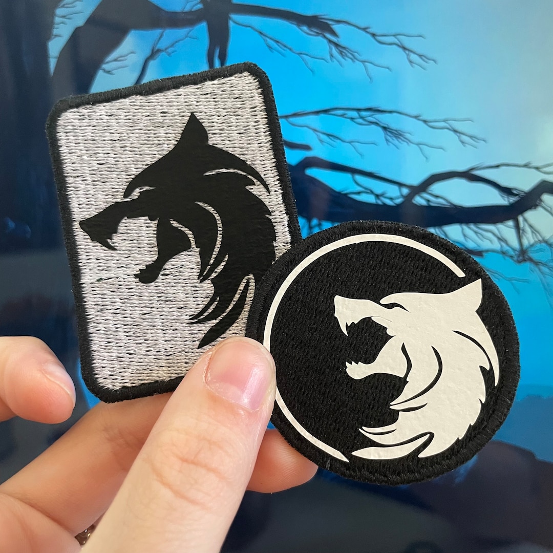 Witcher Wolf Head Patch - Etsy