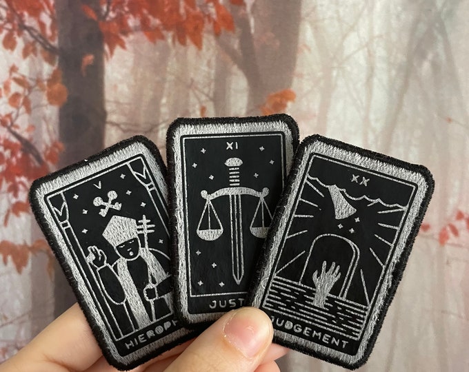 Strength Tarot Card Mini Patch - Etsy
