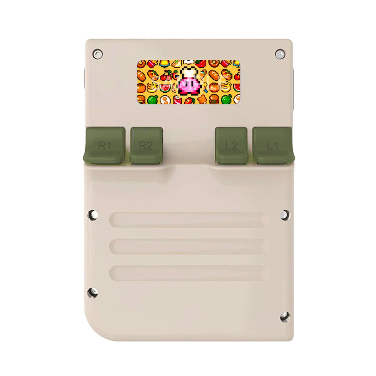 Seriously Gourmet Kirby Anbernic RG35XX Decal Skin Stickers Set - Etsy