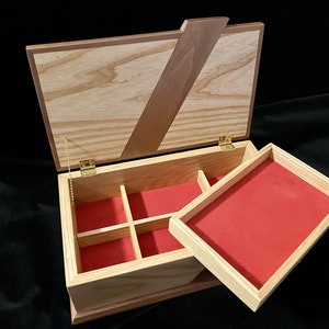 Ash Jewelry Box With Clever Lid - Etsy Australia