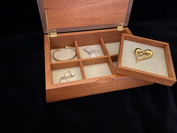 Mahogany Jewelry Box - Etsy