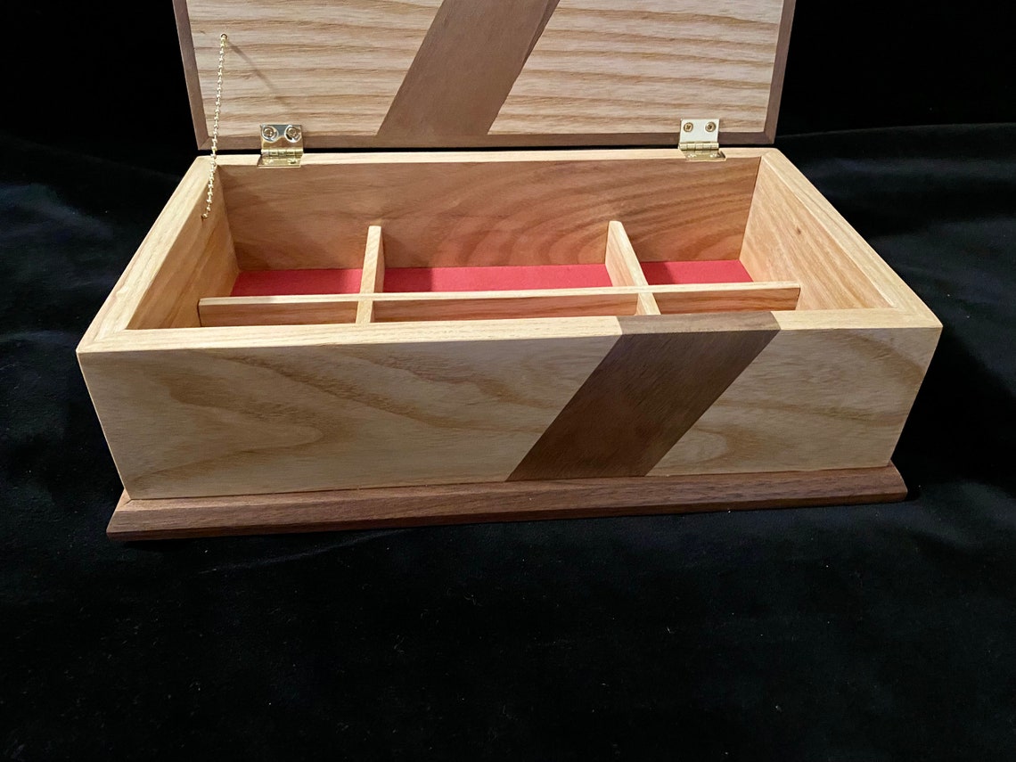 Ash Jewelry Box With Clever Lid - Etsy