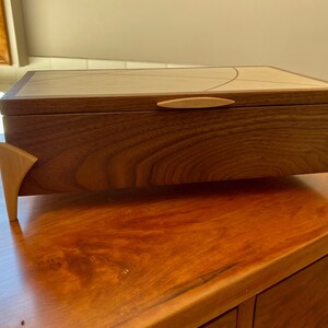 Jewelry Box With Geometric Inlay - Etsy