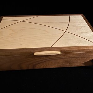 Jewelry Box With Geometric Inlay - Etsy