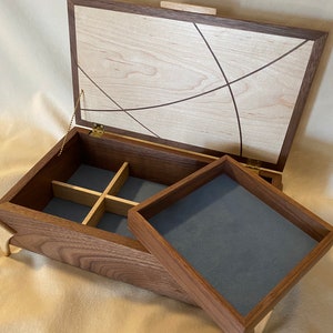 Jewelry Box With Geometric Inlay - Etsy