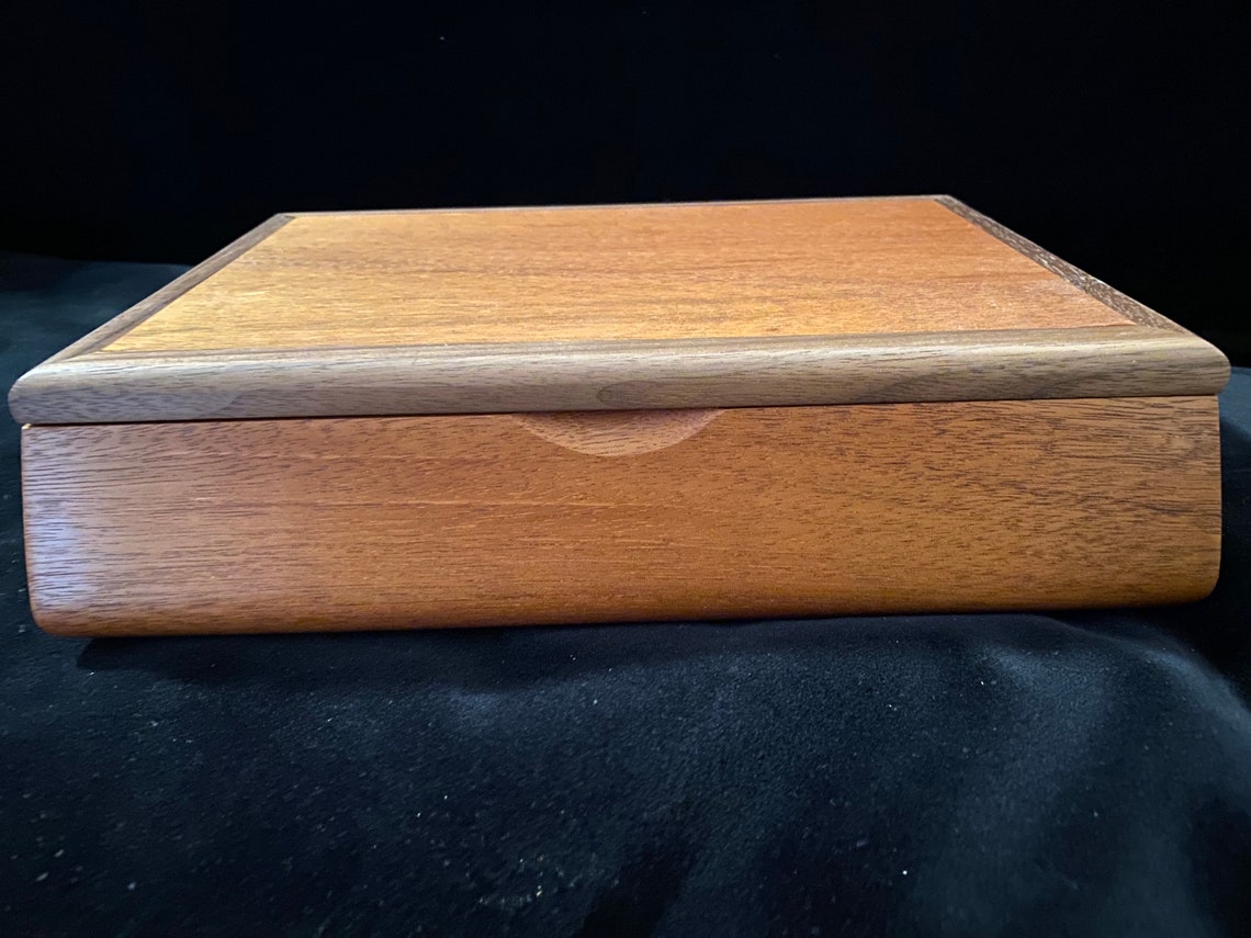 Mahogany Jewelry Box - Etsy