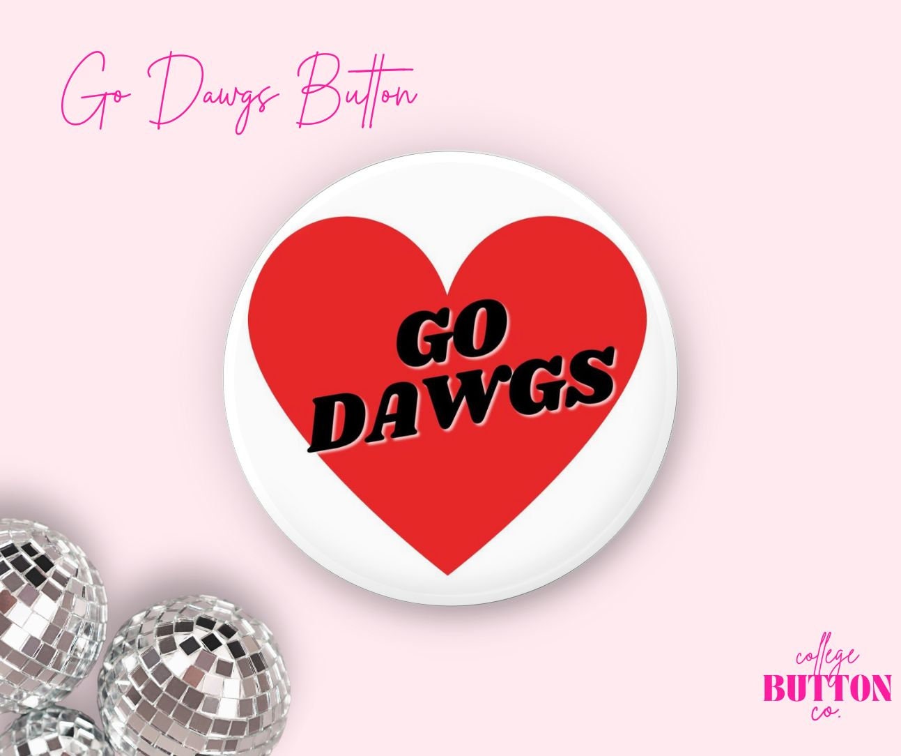 UGA Game Day Buttons Bundle UGA Pins Game Day Pins University of Georgia Button Go Dawgs UGA ...