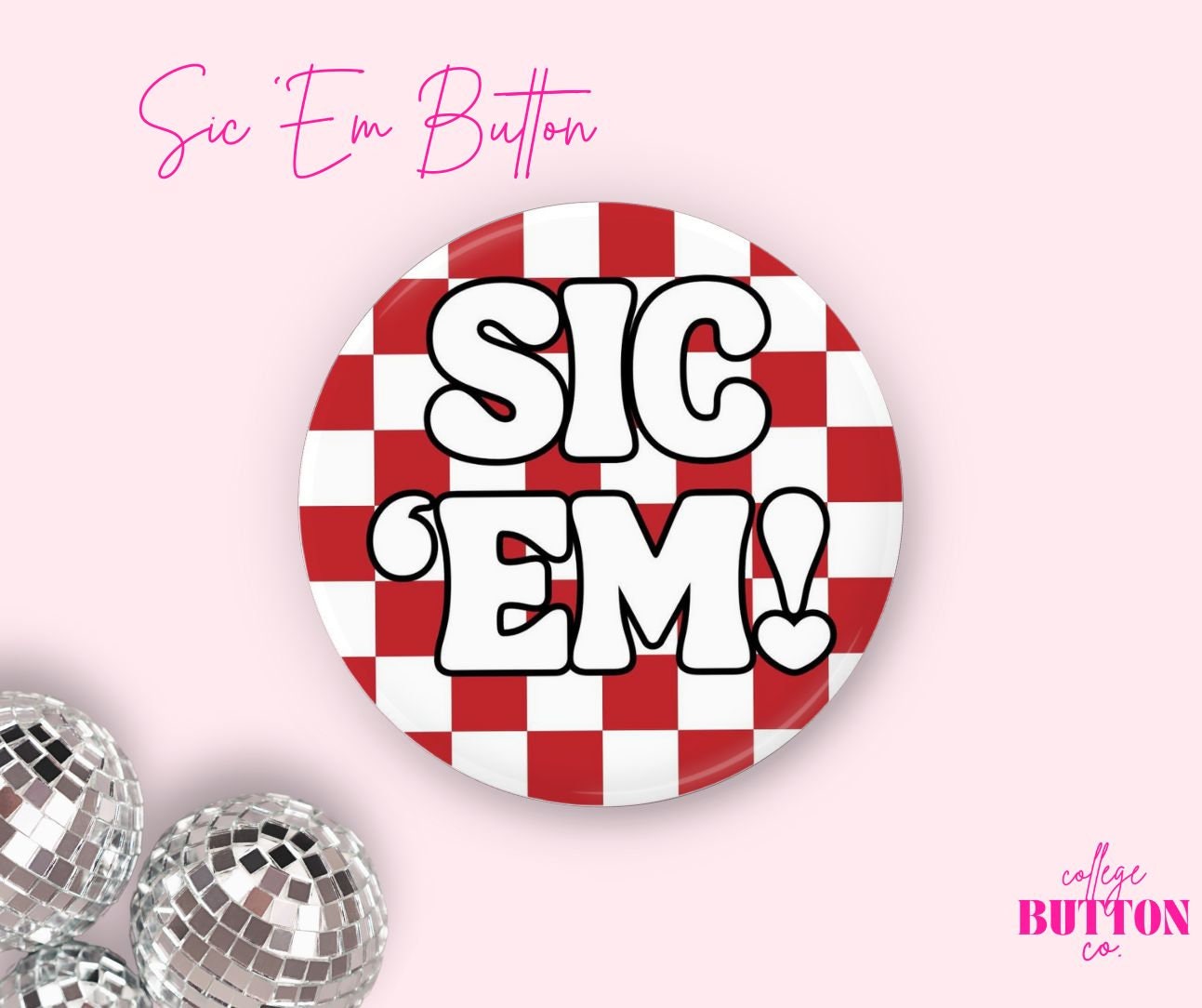 UGA Game Day Buttons Bundle UGA Pins Game Day Pins University of ...