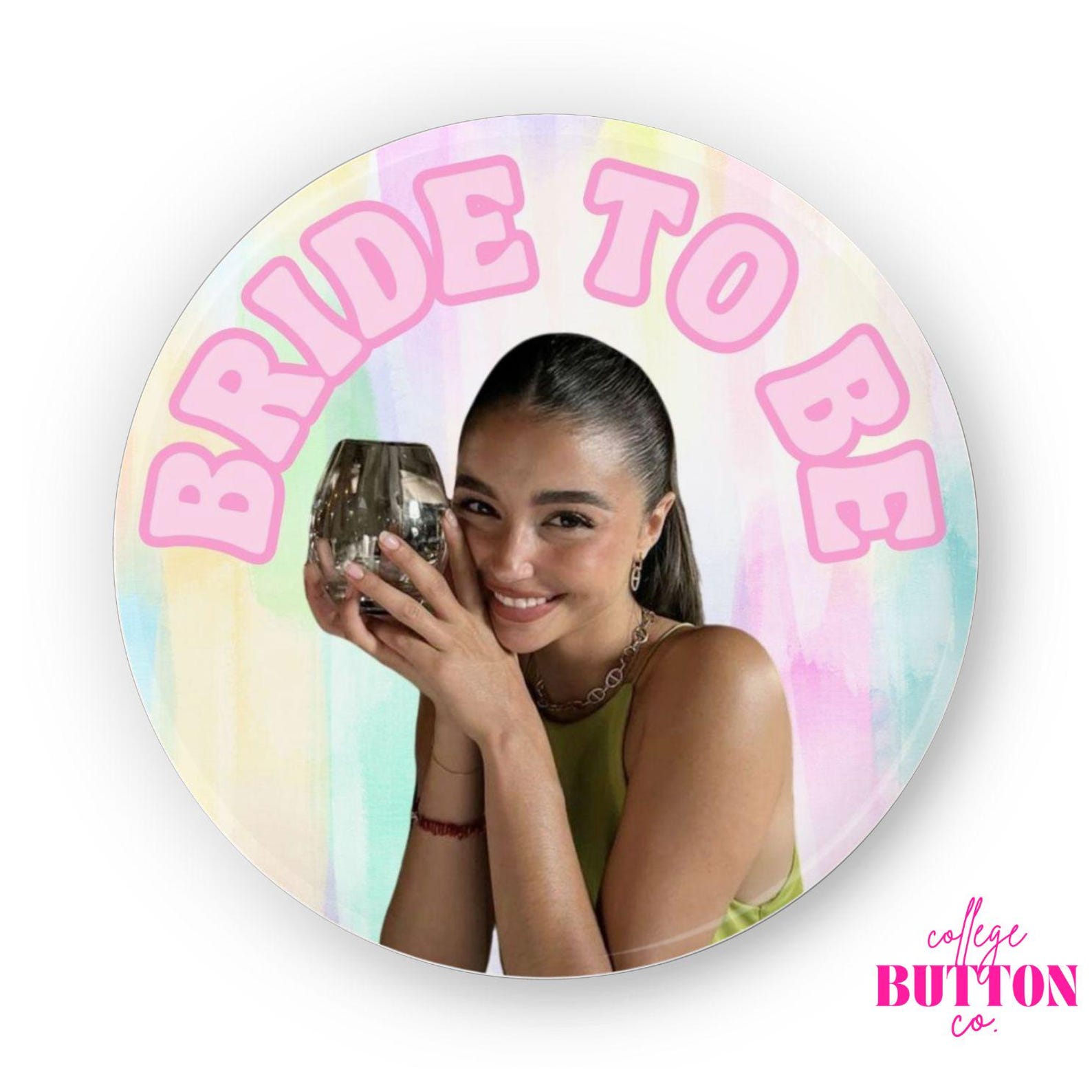 3.5 CUSTOM Bride to Be Button Bridal Gift Bride Pin Bride Button Bridal ...