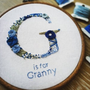 Custom Nursery Name Initials, Baby Letters Wall Art, Floral Initial ...