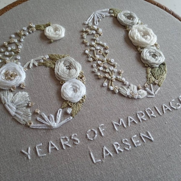 50th Anniversary Embroidery Designs - Etsy