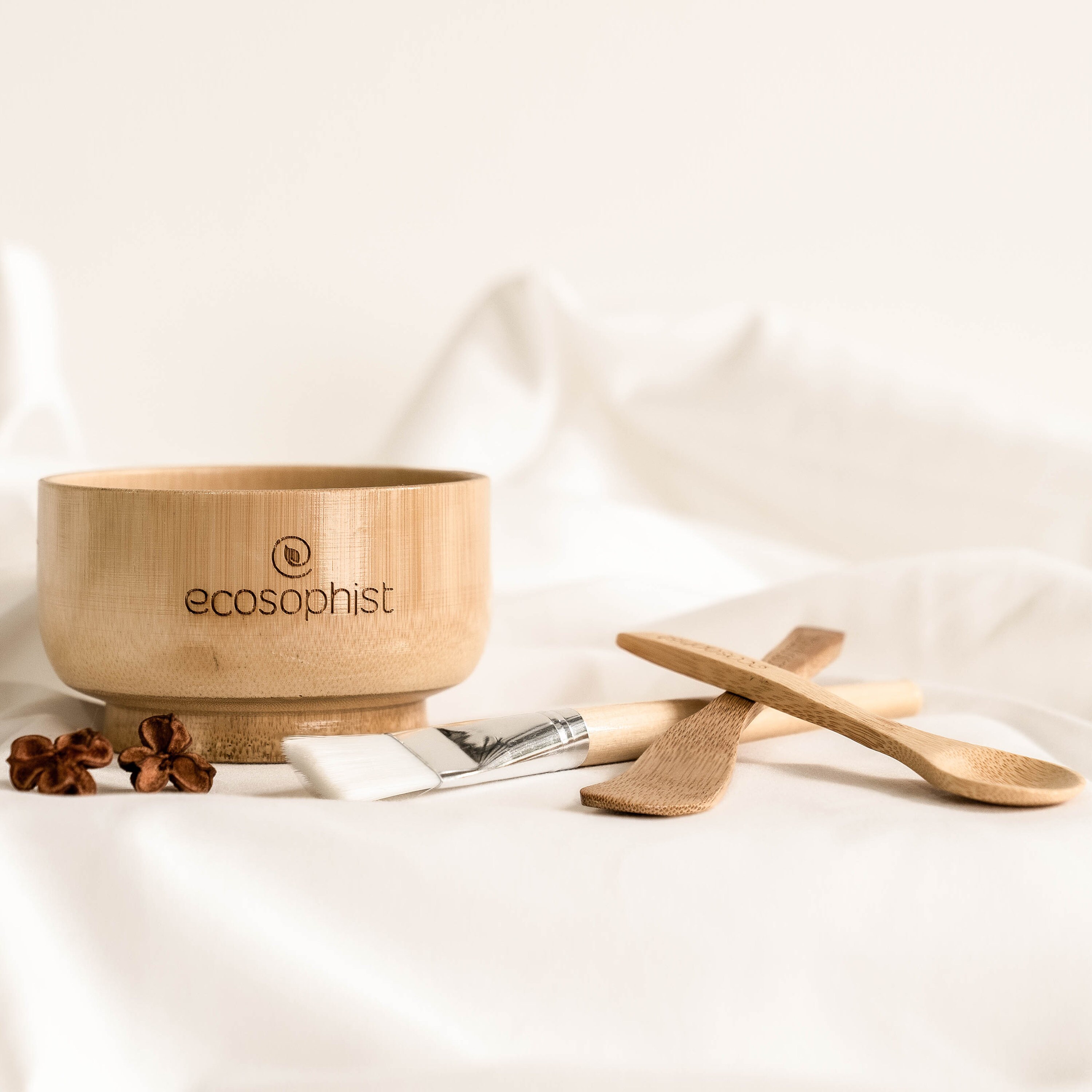 Bamboo Skincare Mixing Bowl Kit | Zero Waste Mask Set - Etsy
