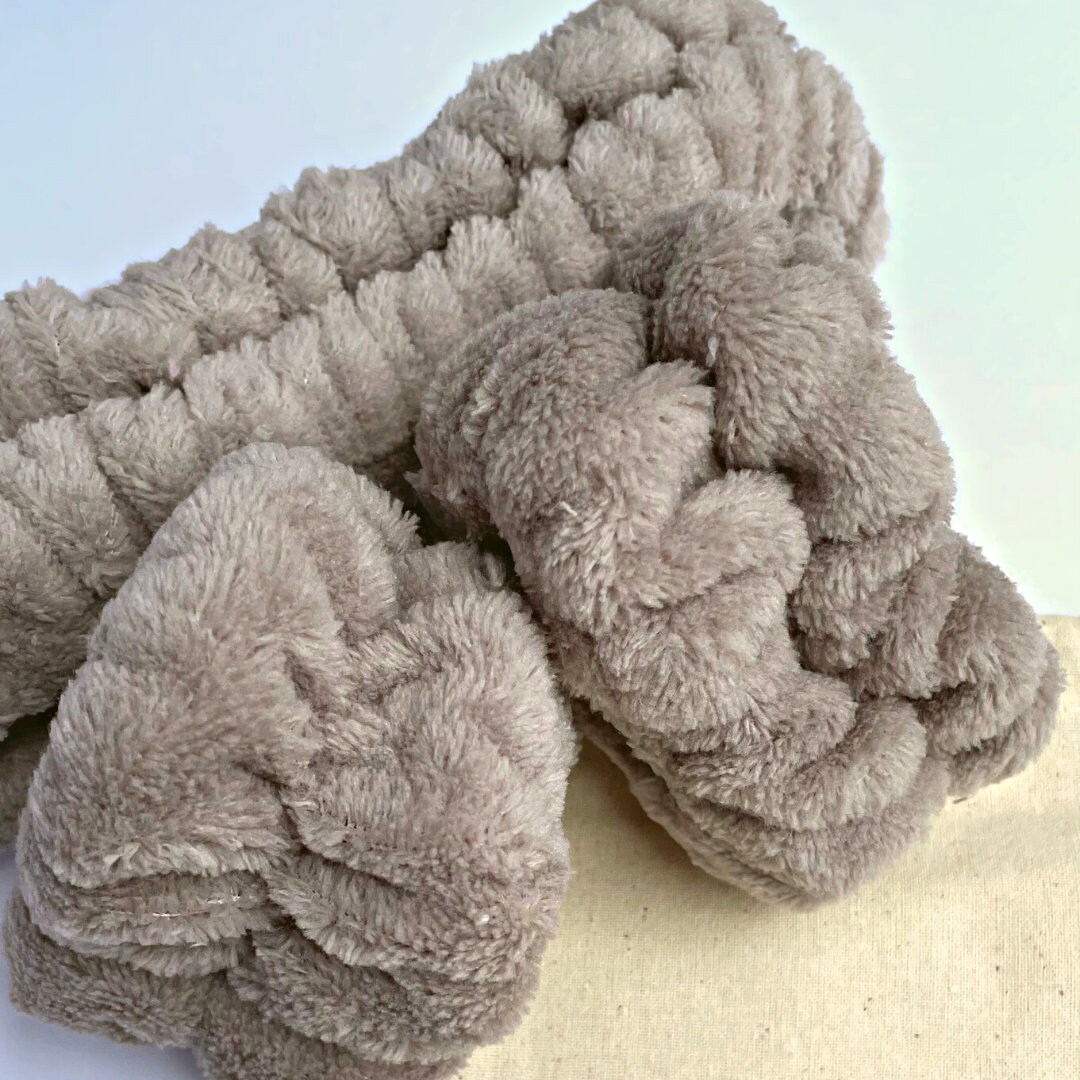 Headband and Wristbands Set Flannel Headbands and Wristbands for ...