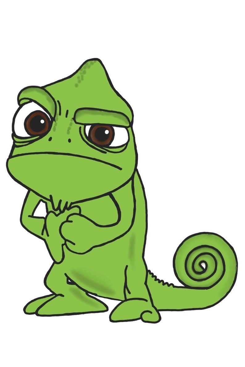 Disney Inspired Pascal Sticker | Etsy