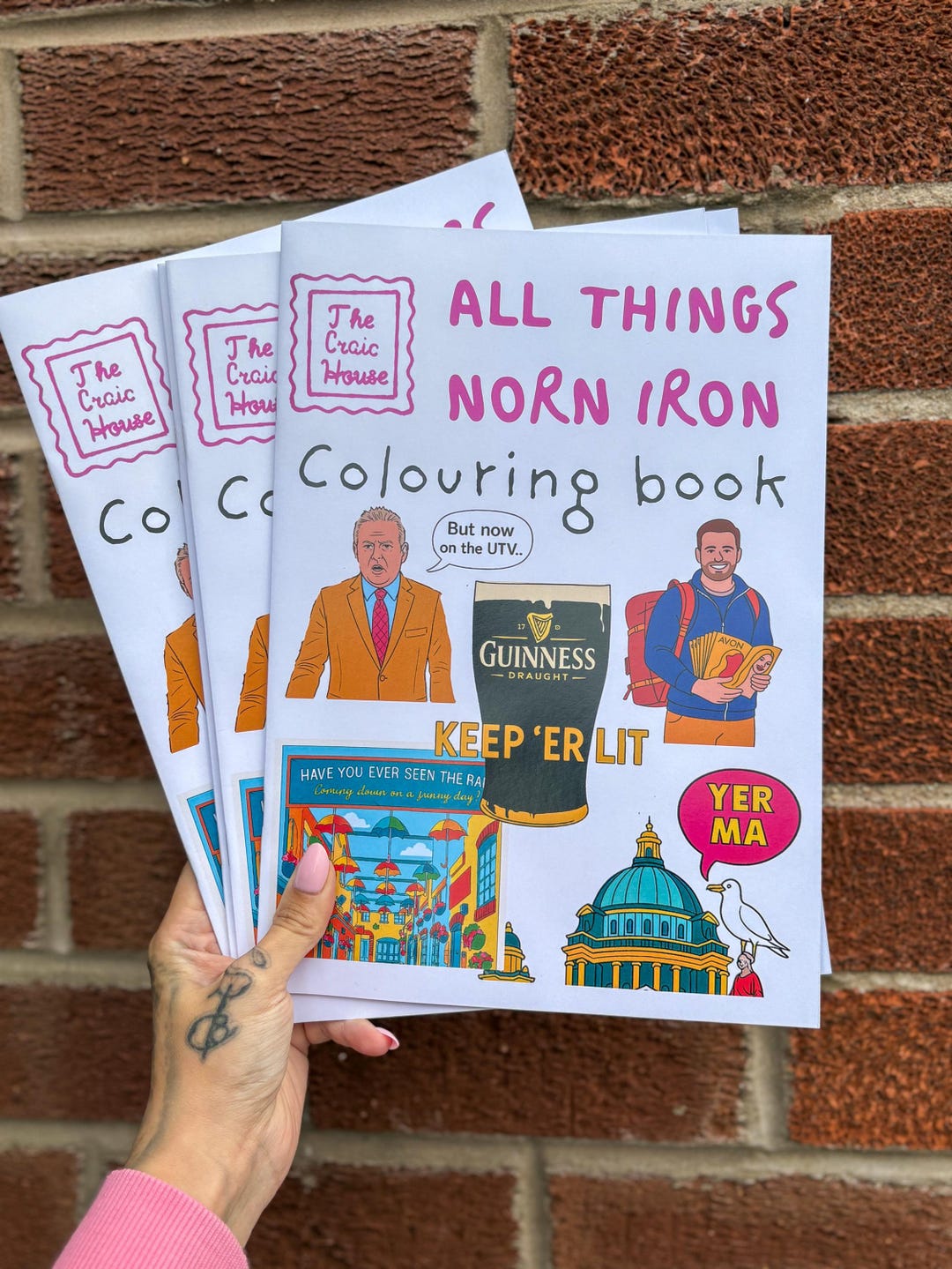 The ‘all Things Norn Iron’ A4 Colouring Book - Etsy