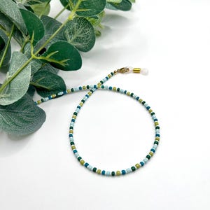 Colourful Beaded Glasses Chains, Rainbow Glasses Chain, Blue Sunglasses ...