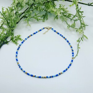 Seed Bead Necklaces Beaded Necklace Gold Necklace Silver - Etsy