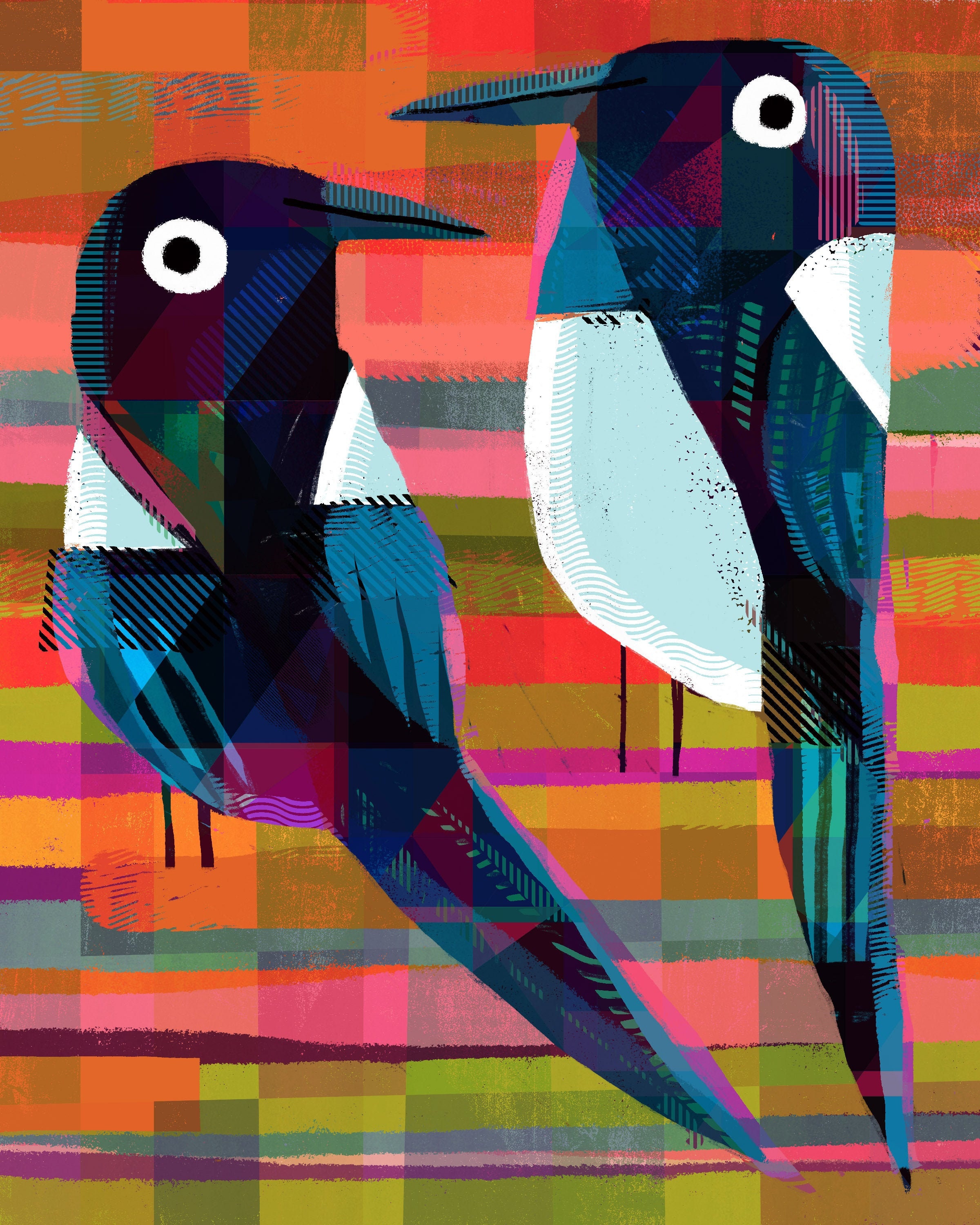 Happy Magpies - Etsy