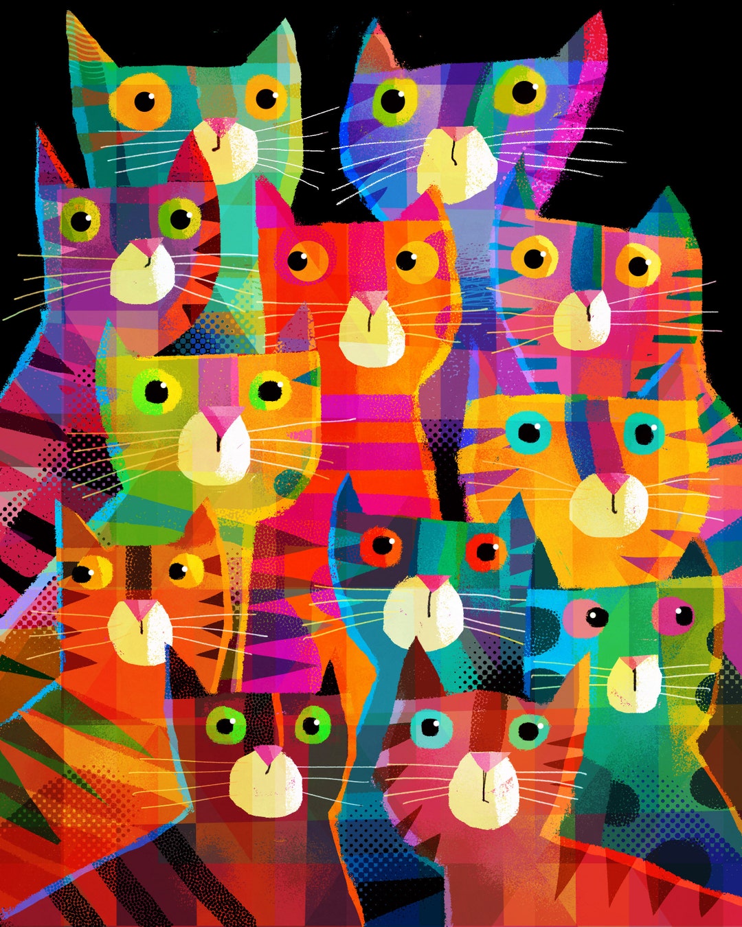 Shifty Cats - Etsy