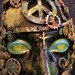 STEAMPUNK FACE Peace WALLART - Etsy