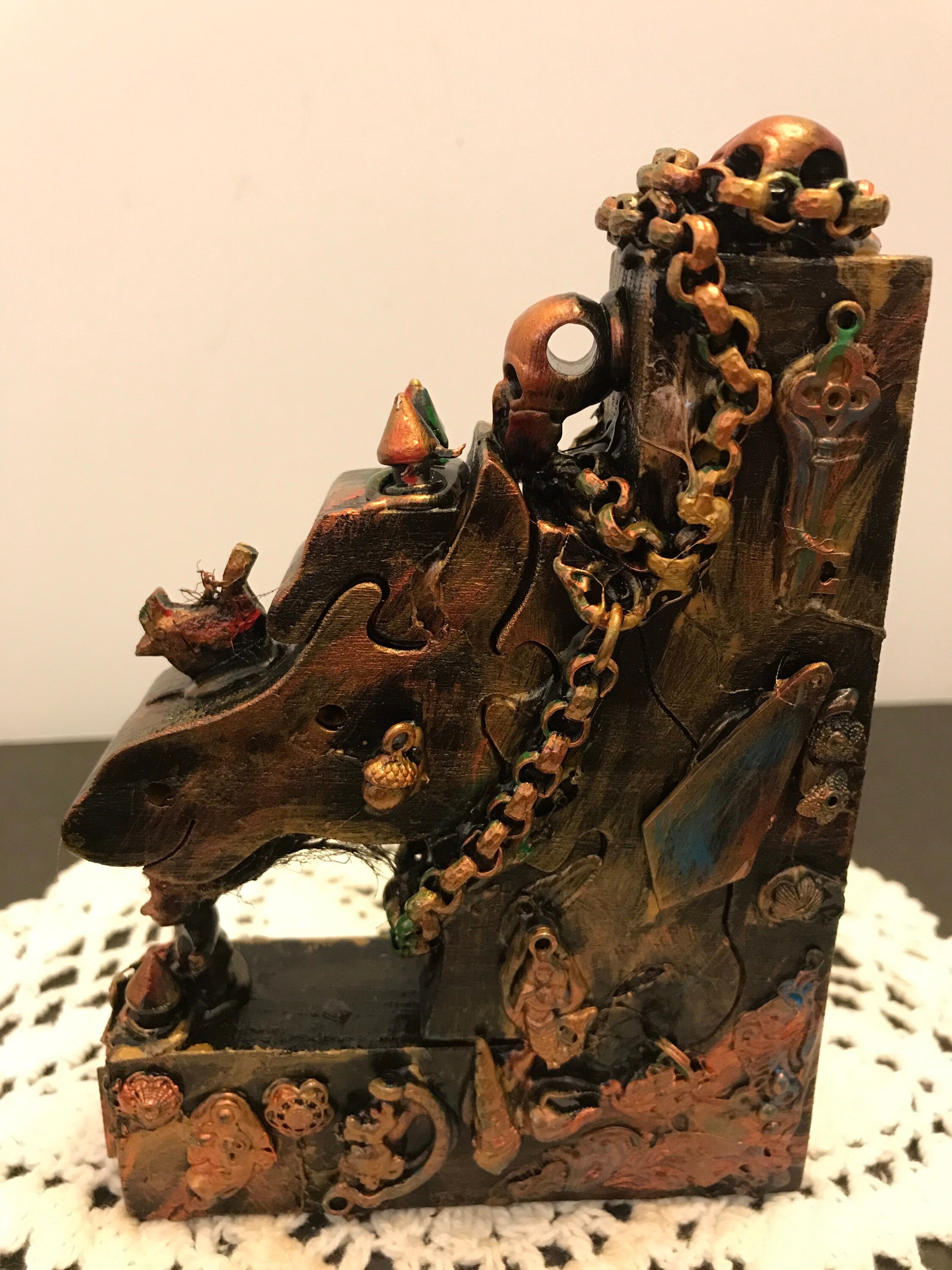 STEAMPUNK WOODEN PUZZLE - Etsy