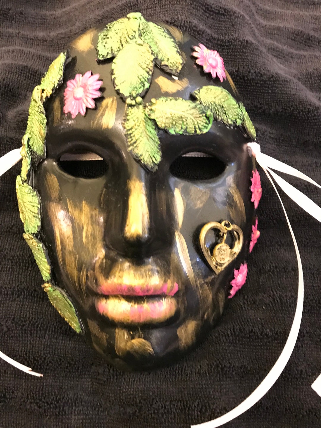 BLACK SPRING MASK - Etsy
