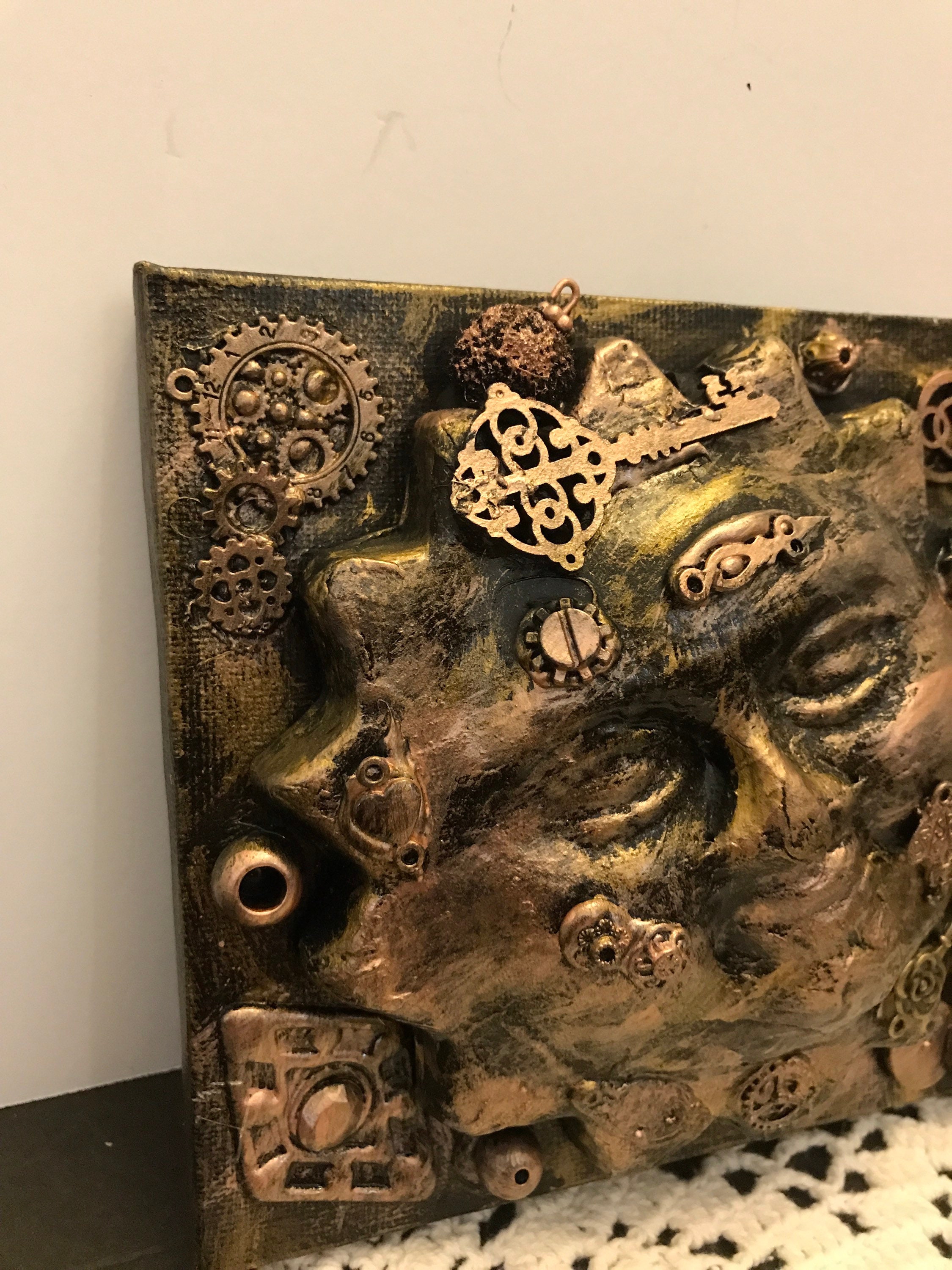 STEAMPUNK SUN WALLART - Etsy