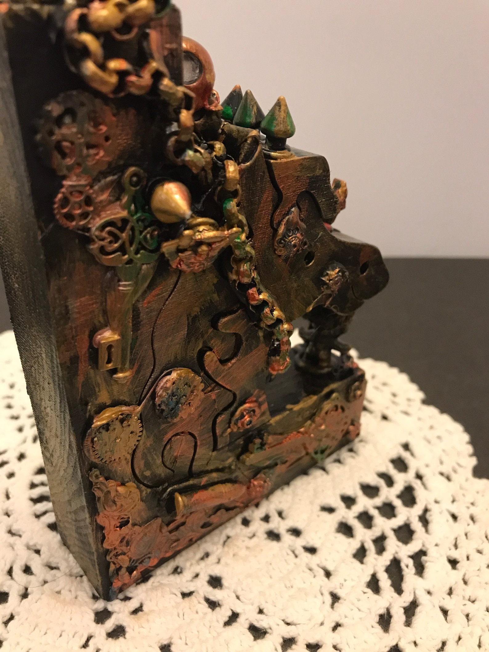 STEAMPUNK WOODEN PUZZLE - Etsy