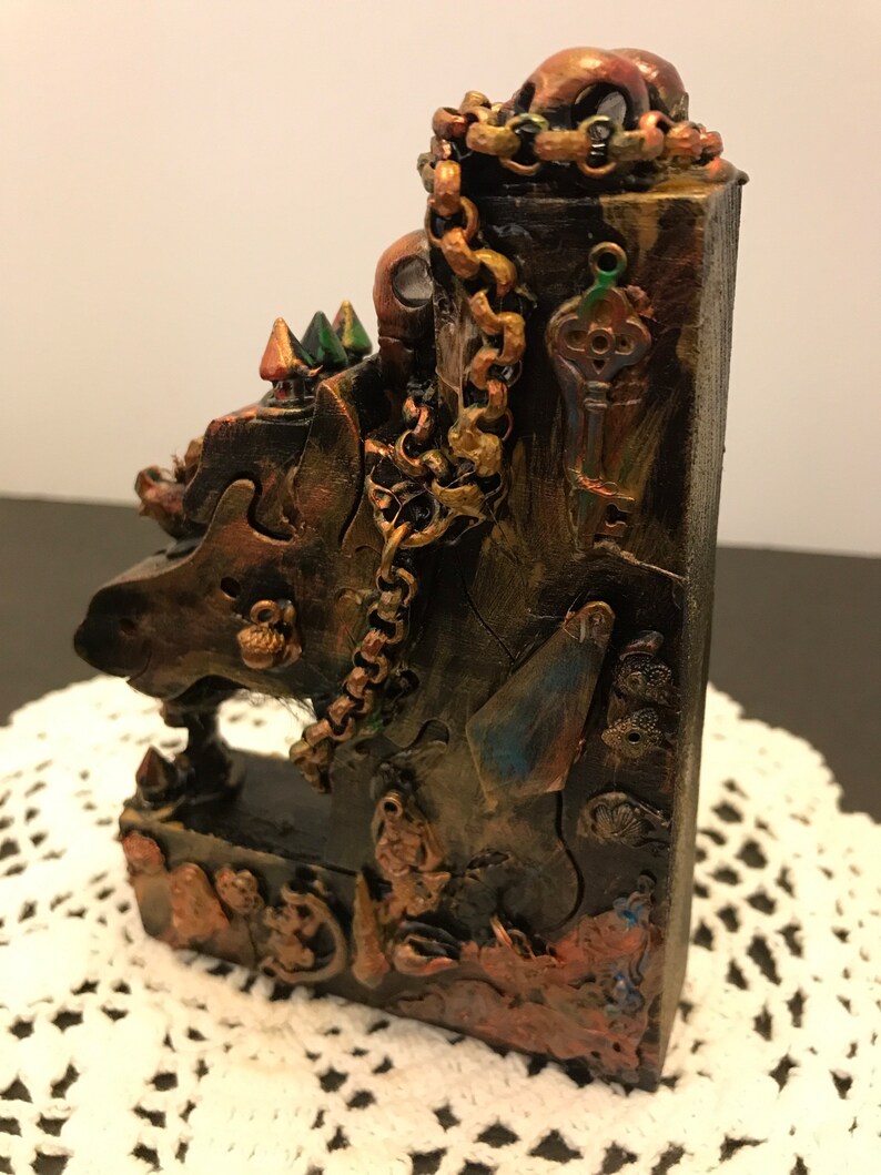 STEAMPUNK WOODEN PUZZLE - Etsy