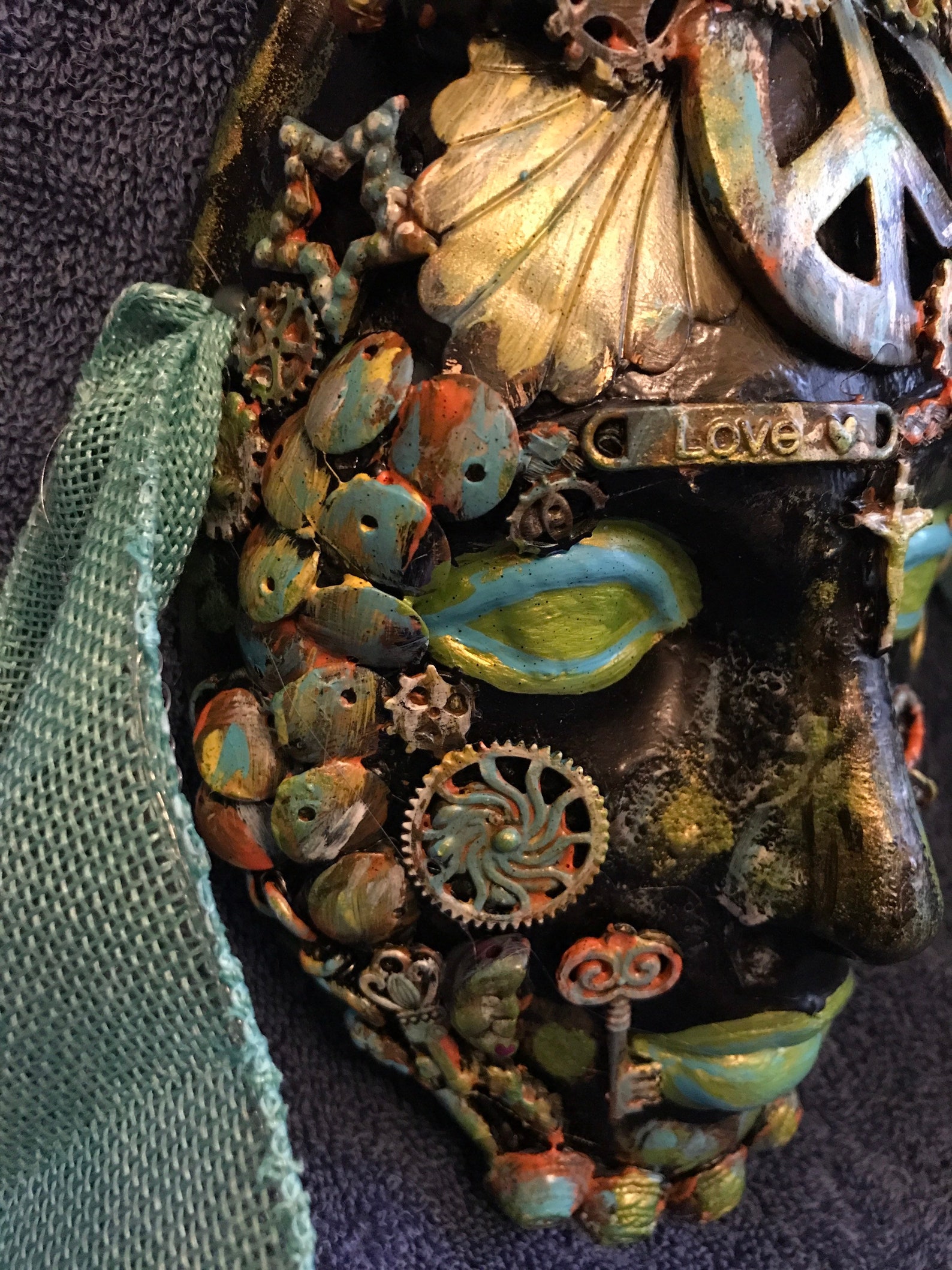 STEAMPUNK FACE Peace WALLART - Etsy