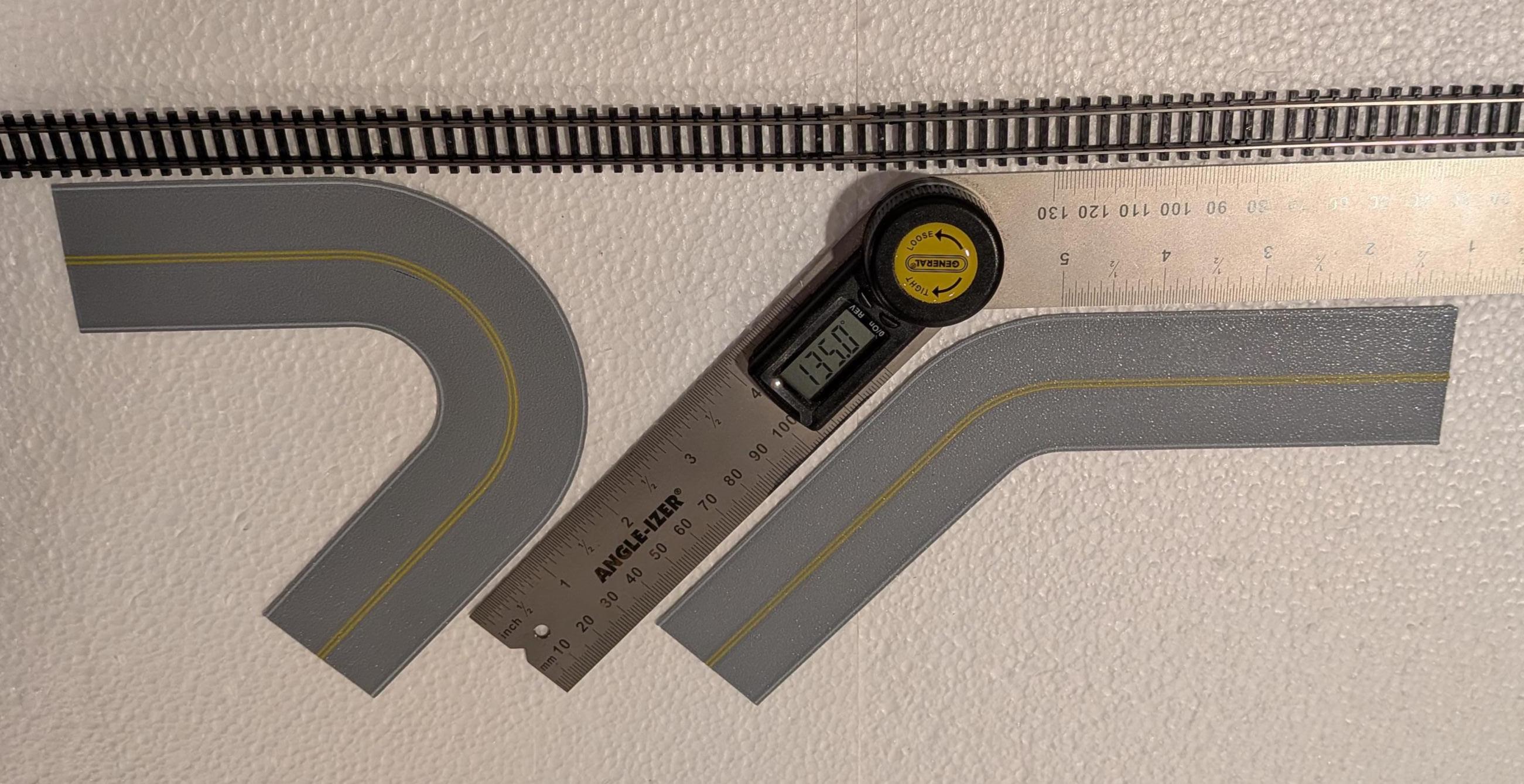 N-scale Automotive Roadway - Individual Pieces - for Static Layout - Etsy