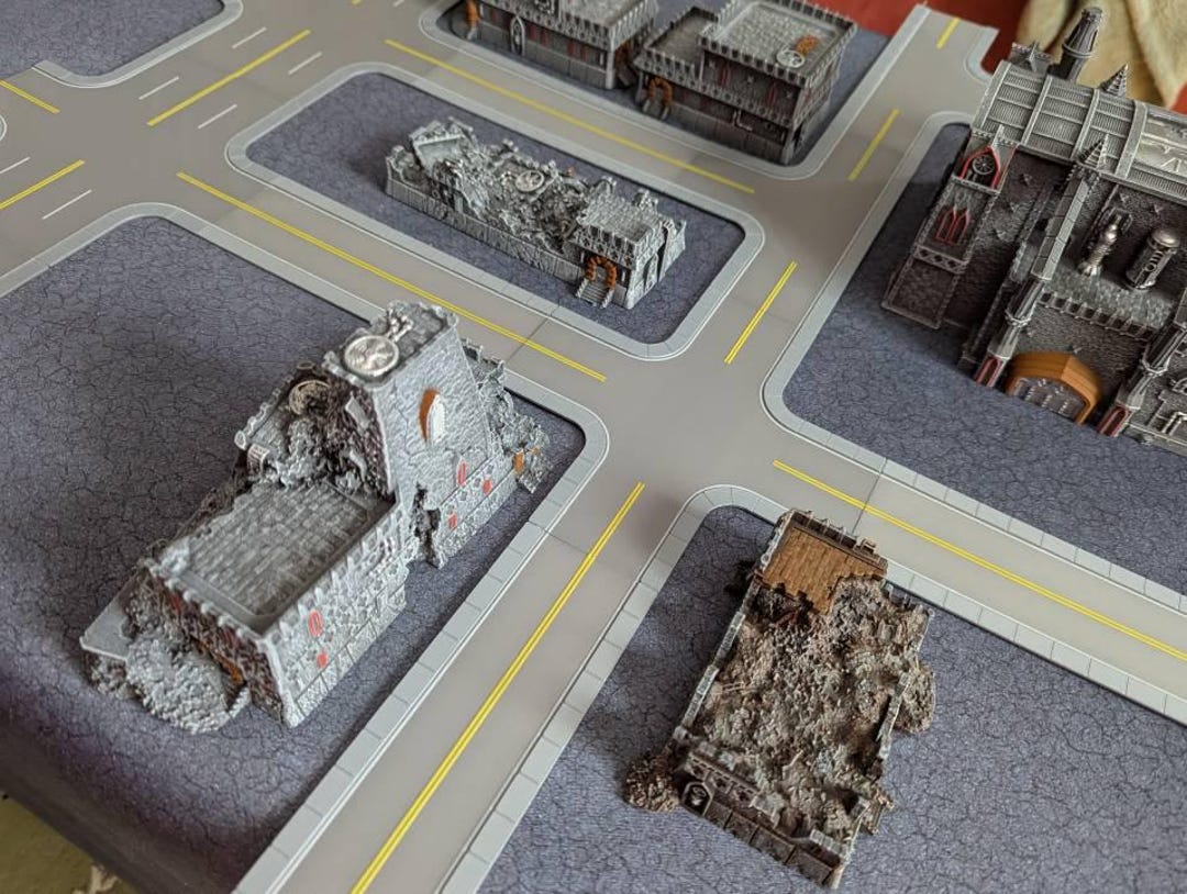 Wargaming Road/terrain, Interconnecting - Epic 6mm | 8mm | 10mm - Etsy