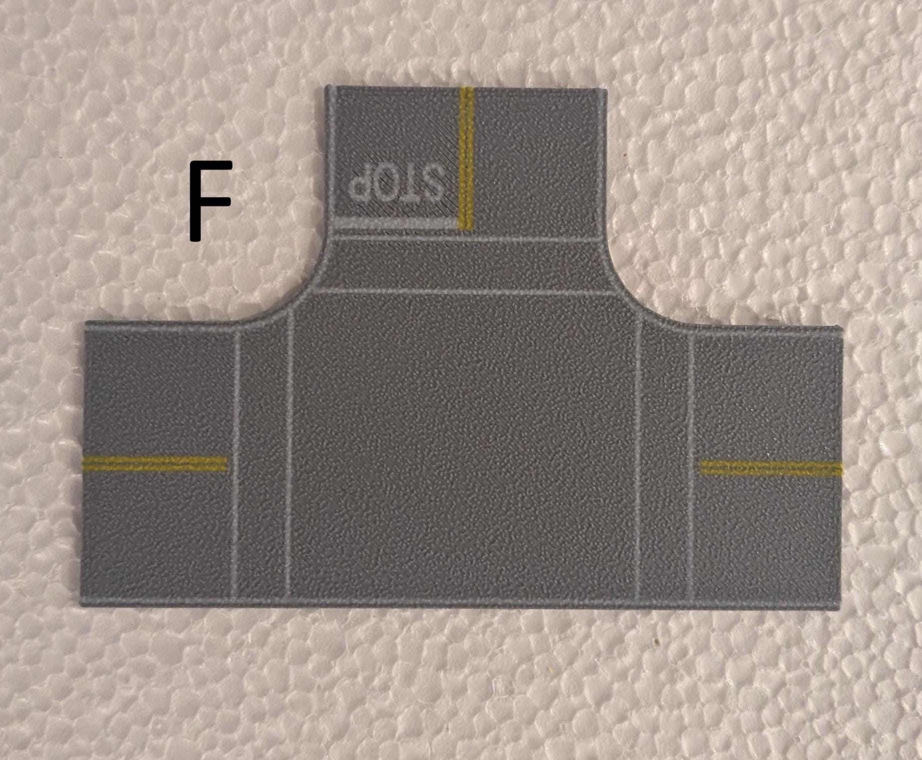 N-scale Roadway Intersections, 3-way & 4-way - Etsy