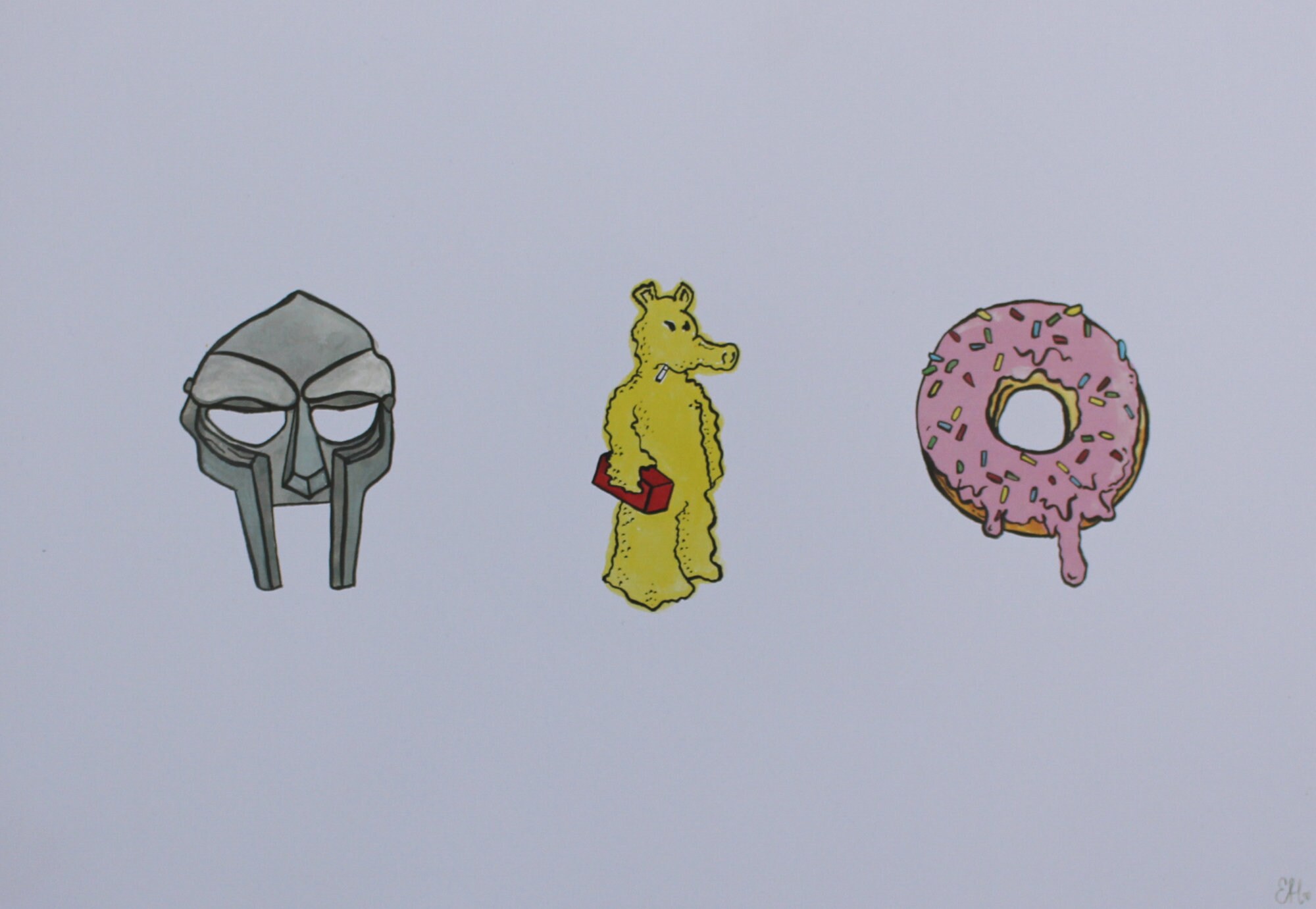 MF DOOM Quasimoto J Dilla Original A3 Print on Gloss Paper - Premium ...