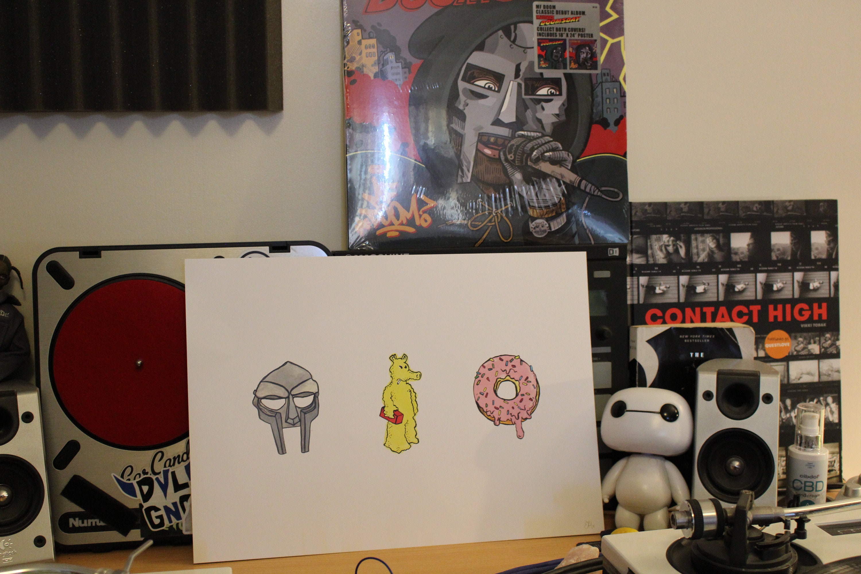 MF DOOM Quasimoto J Dilla Original A3 Print on Gloss Paper Premium ...