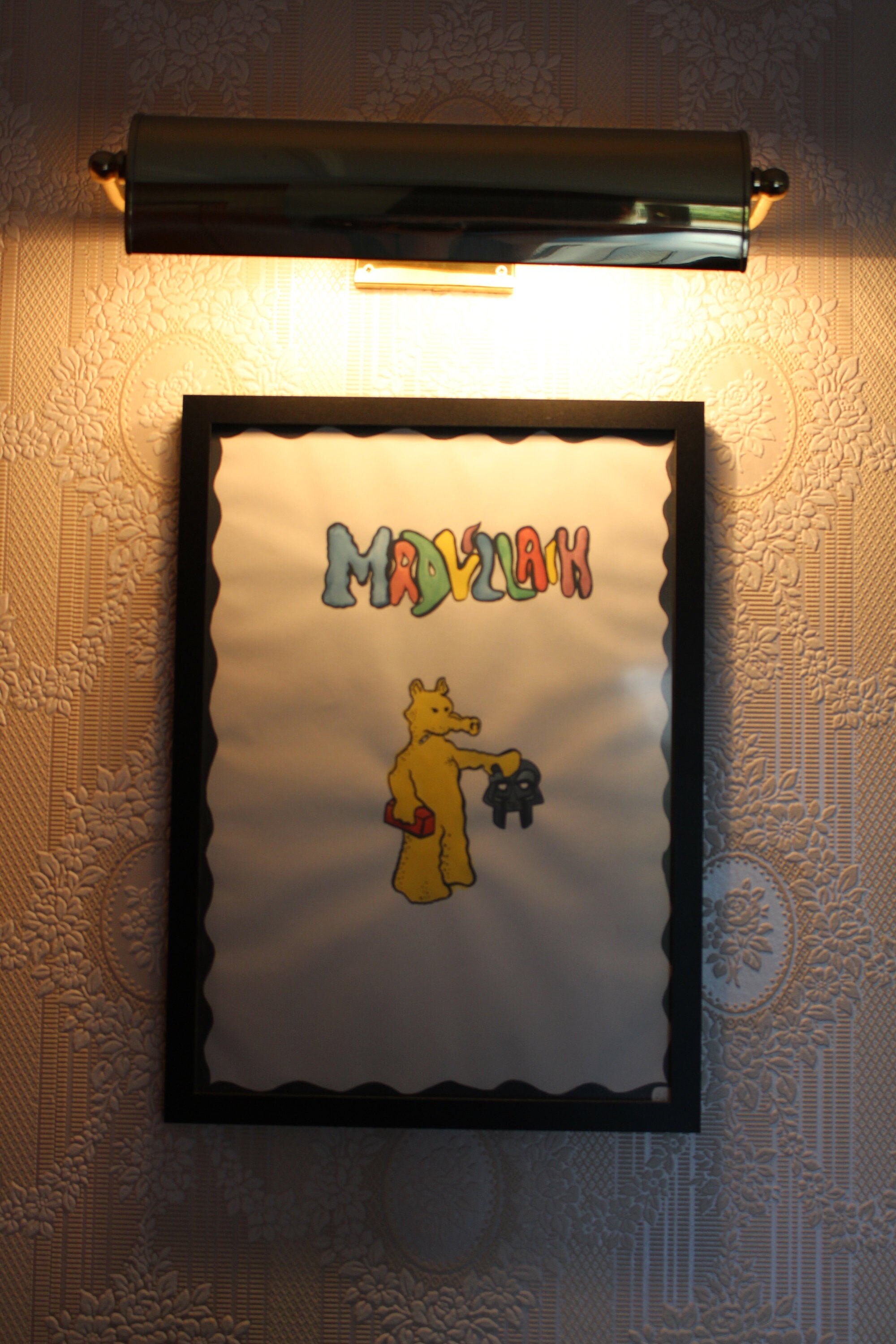 Madvillian MF DOOM Quasimoto Hand Painted A3 Artwork Painted on Eco ...