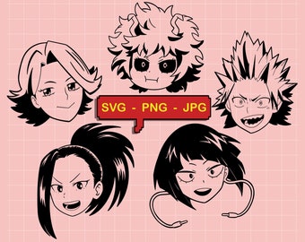 My hero academia svg | Etsy